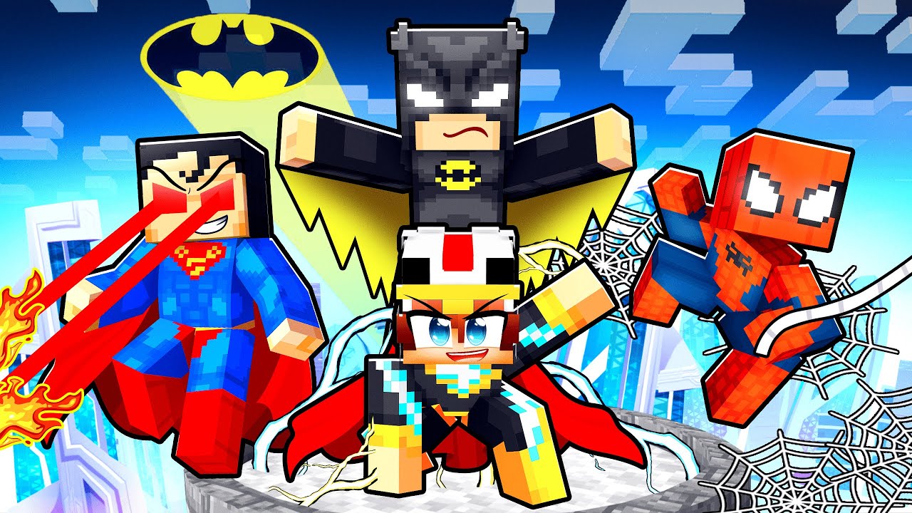 Devenir le MAITRE des SUPER HEROS ULTIME de Minecraft ! - YouTube