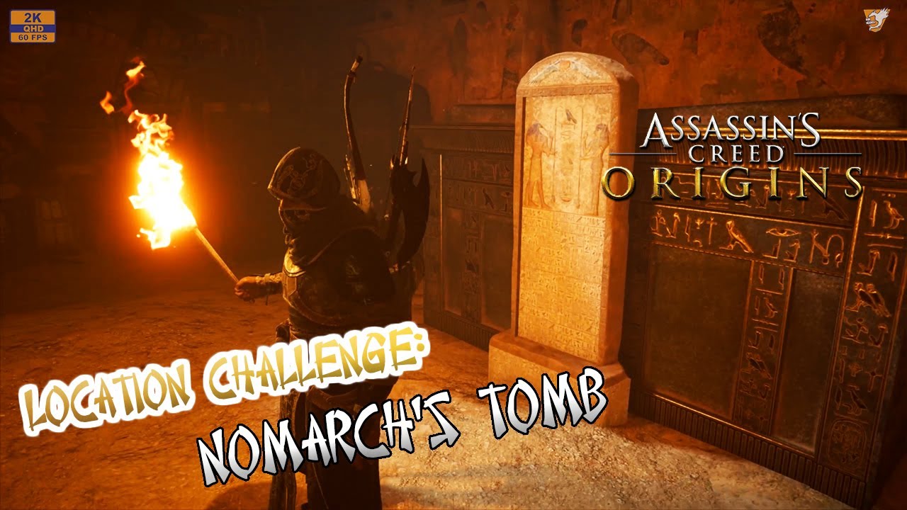 Location Challenge: Nomarch Tomb | Assassin's Creed Origins - YouTube