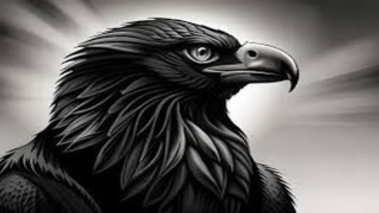 Eagle drawing pencil shading - YouTube