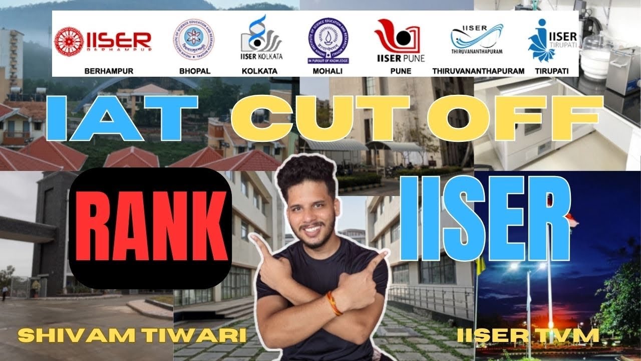 IAT 2024 expected cut off rank 😲| IISER cut off 2024 | IISER preference ...