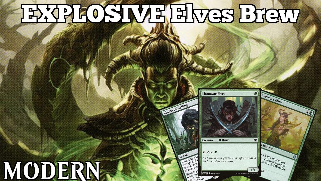 EXPLOSIVE Elves Brew | Tyvar | Modern | MTGO - YouTube