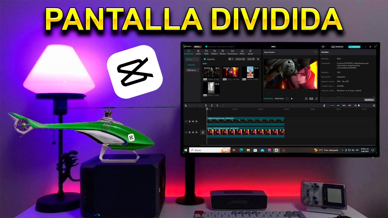 Como Hacer Pantalla Dividida en Capcut Para Pc #12 - YouTube