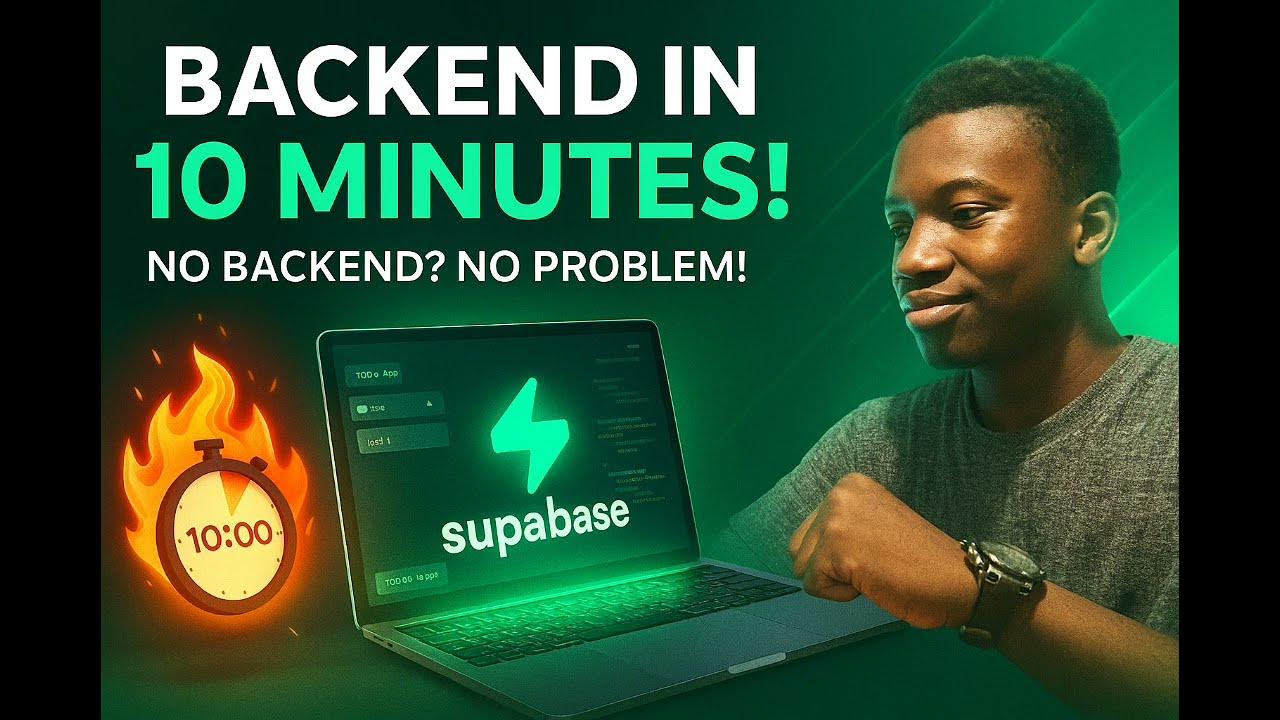 Supabase Tutorial for Beginners – Build a Backend in 10 Minutes! # ...