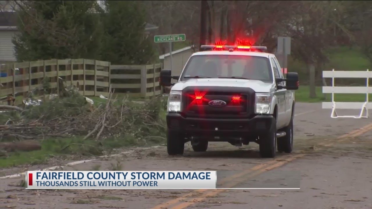 Fairfield County storm damage - YouTube