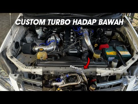 Custom Turbo Innova Hadap Bawah Piping Pendek | Innova Fortuner 2kd ...