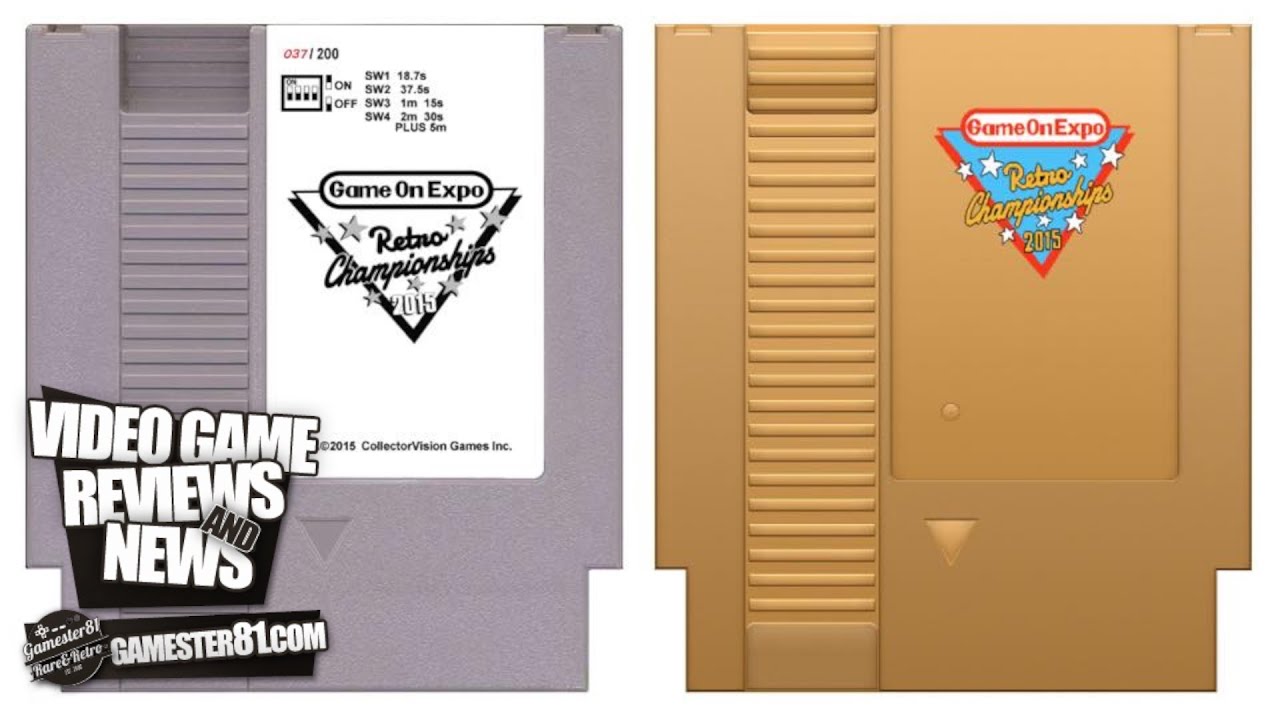 New NES Retro Championships Cart Info - Gamester81 - YouTube