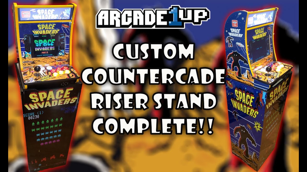 Arcade1up CounterCade Riser Stand Complete!!! - YouTube