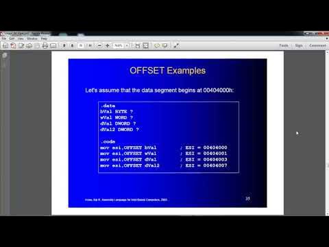 CS352 Lecture_6 (Data-Related Operators and Directives) - YouTube