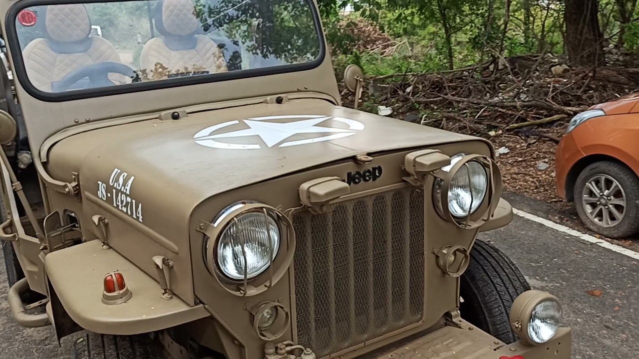 Mahindra Jeep CJ500 D 1984 ( Willy's Shape) - YouTube