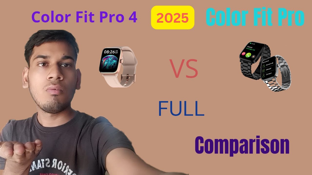NOISE Color fit pro 4 VS Color Fit pro Full comparison || best ...