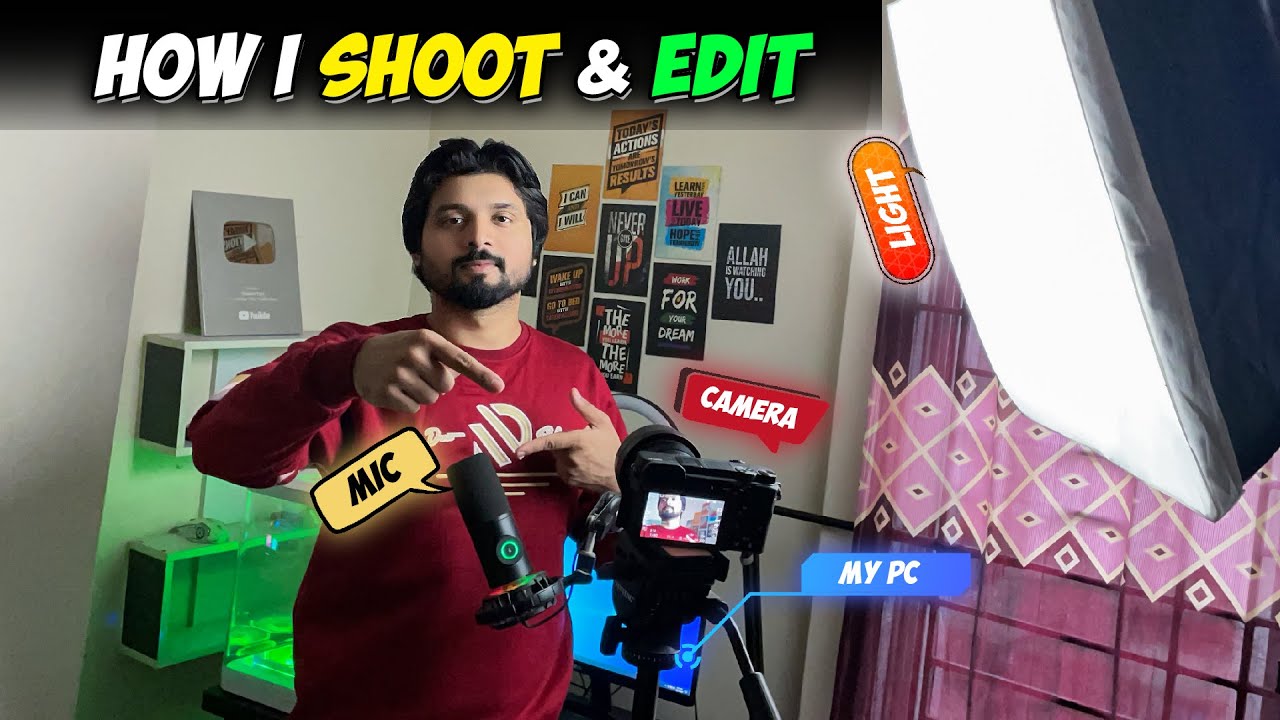 How i Shoot and Edit my Audio & Video [Mic, Camera, Software, Picture ...