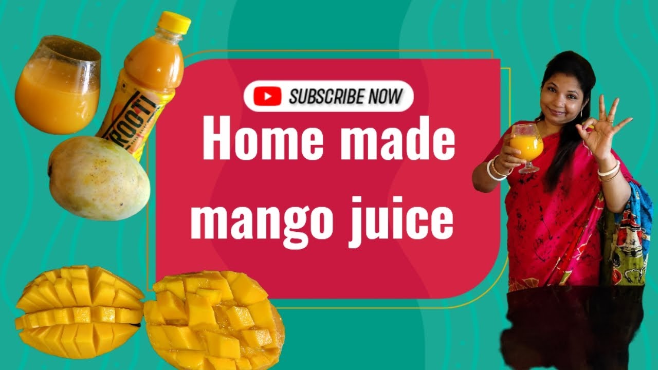 Mango frooti recipe । Mazza recipe। summer drink । how to make mango ...