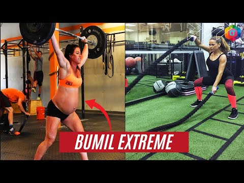 BIKIN NGILU!! AKSI BARBAR IBU HAMIL DALAM BEROLAHRAGA