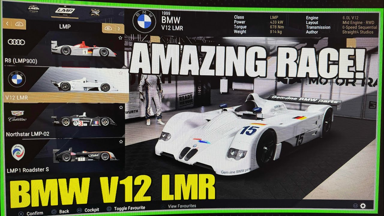 PROJECT MOTOR RACING BMW V12 LMR @SILVERSTONE PS5 GAMEPLAY | NEW PATCH ...