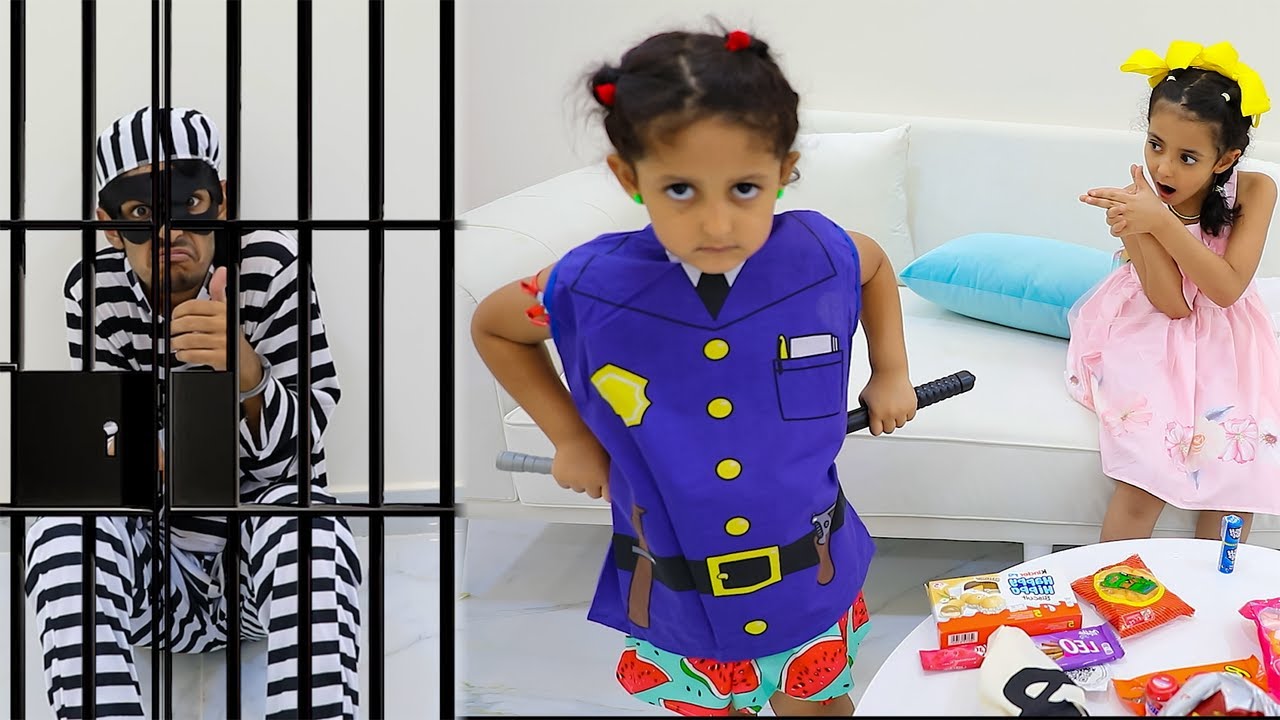 لولو تتصل على الشرطية توتو للقبض على اللص!!police helps lulu - YouTube