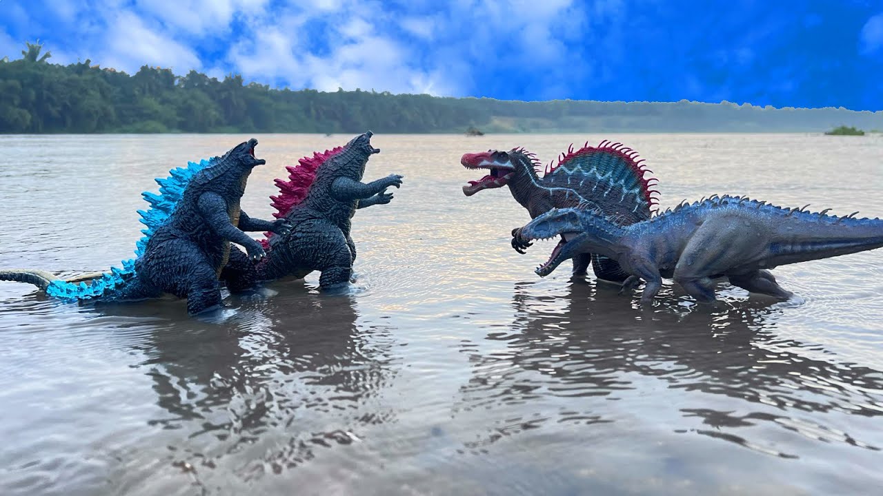 T-rex Vs Spinosaurus, King Kong Godzilla, Mosasaurus Vs Megalodon ...