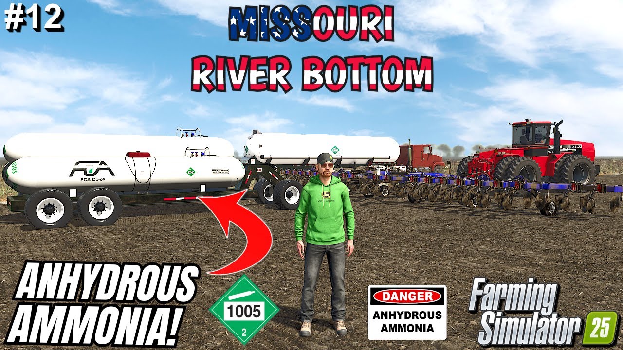 ANHYDROUS AMMONIA APPLICATION! | Missouri River Bottom | Farming ...