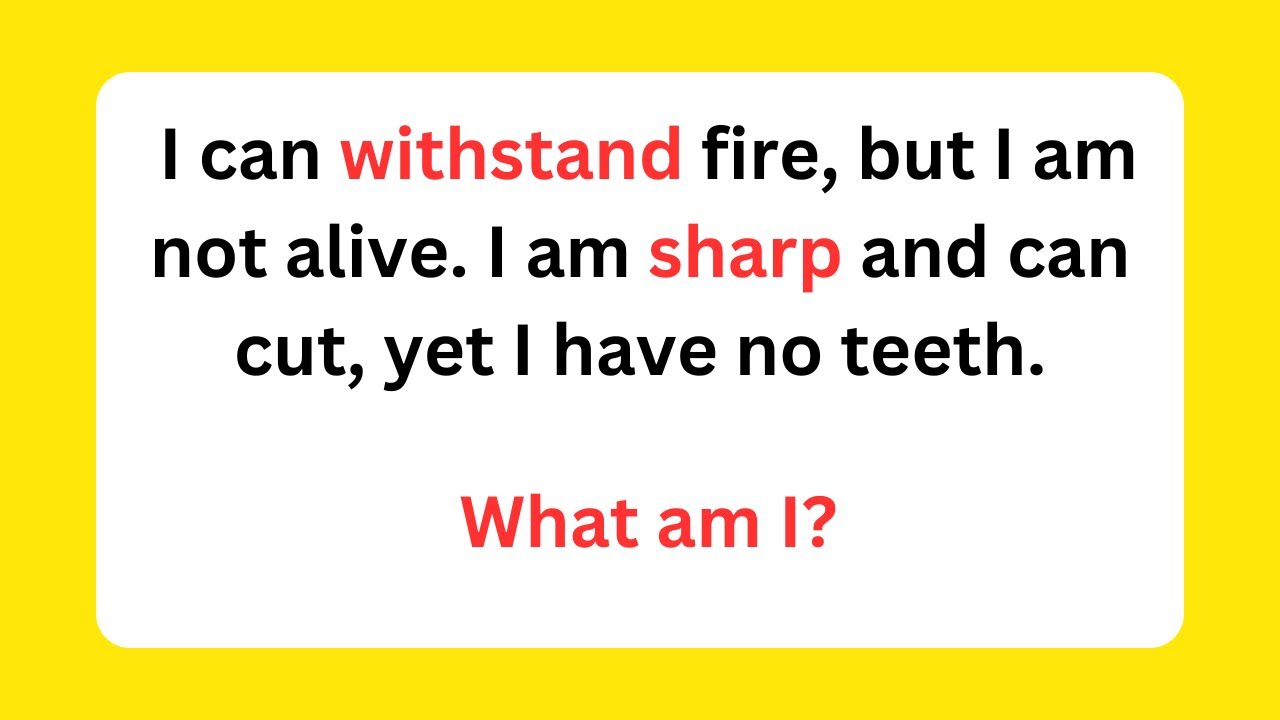 CAN YOU SOLVE THESE GENIUS RIDDLES? 🧩 | 10 TRICKY BRAIN TEASERS 🧠 ...