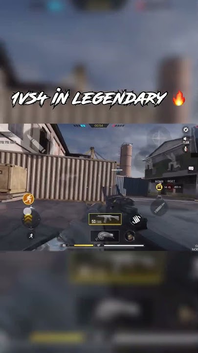 1vs 4 In Legendary 🔥|MP Rank Cod mobile #codm #codmobile #shorts - YouTube