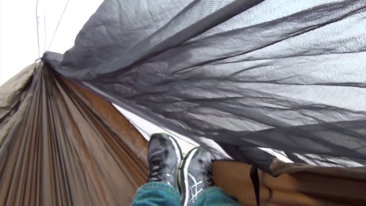 Hammock Enclosed Tarp - YouTube