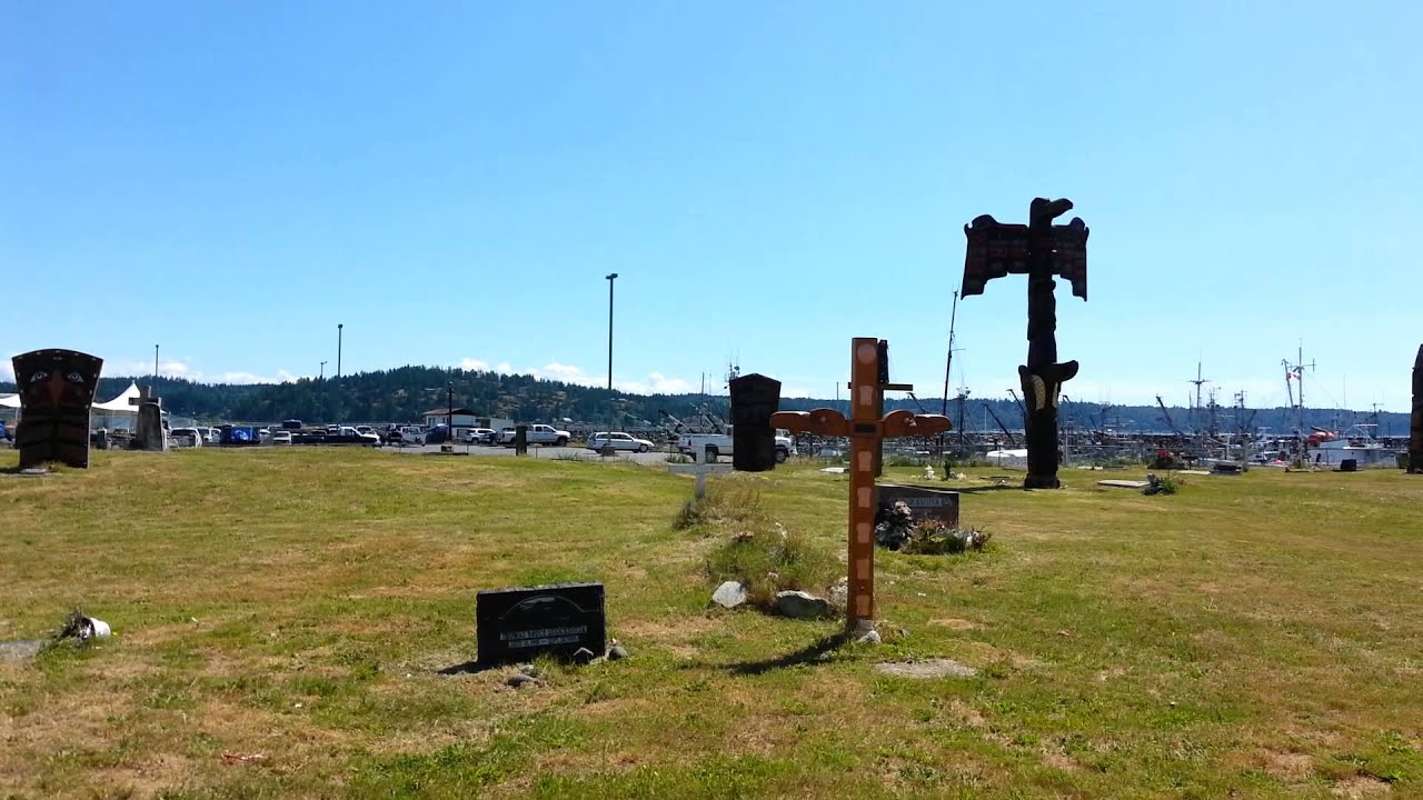 First Nations Indian Cemetery Campbell River BC - YouTube