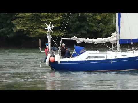 Yacht Tara 3 at Menai Bridge