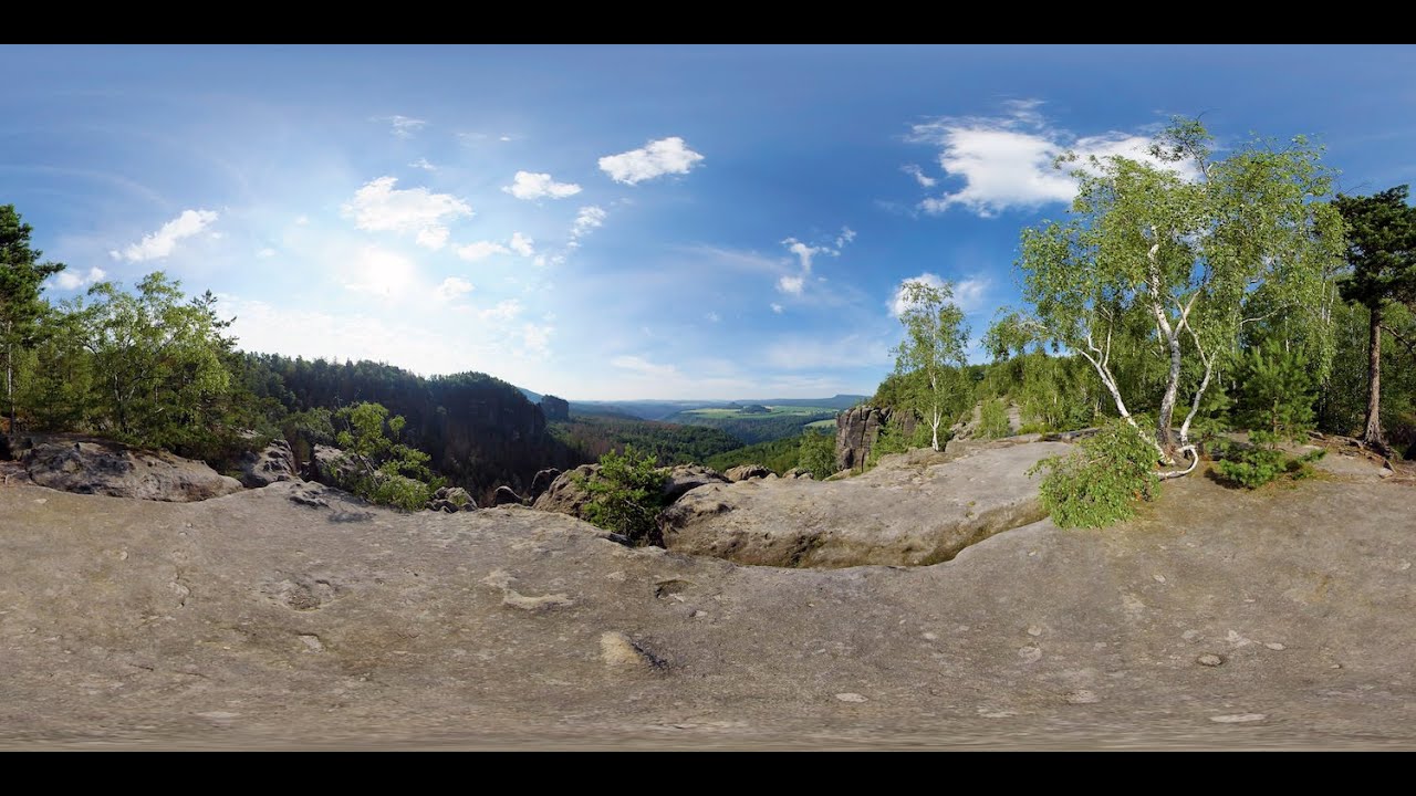 360° STOCK VIDEO 4K | Sandstone Mountain Plateau And Chasm Near Birch ...