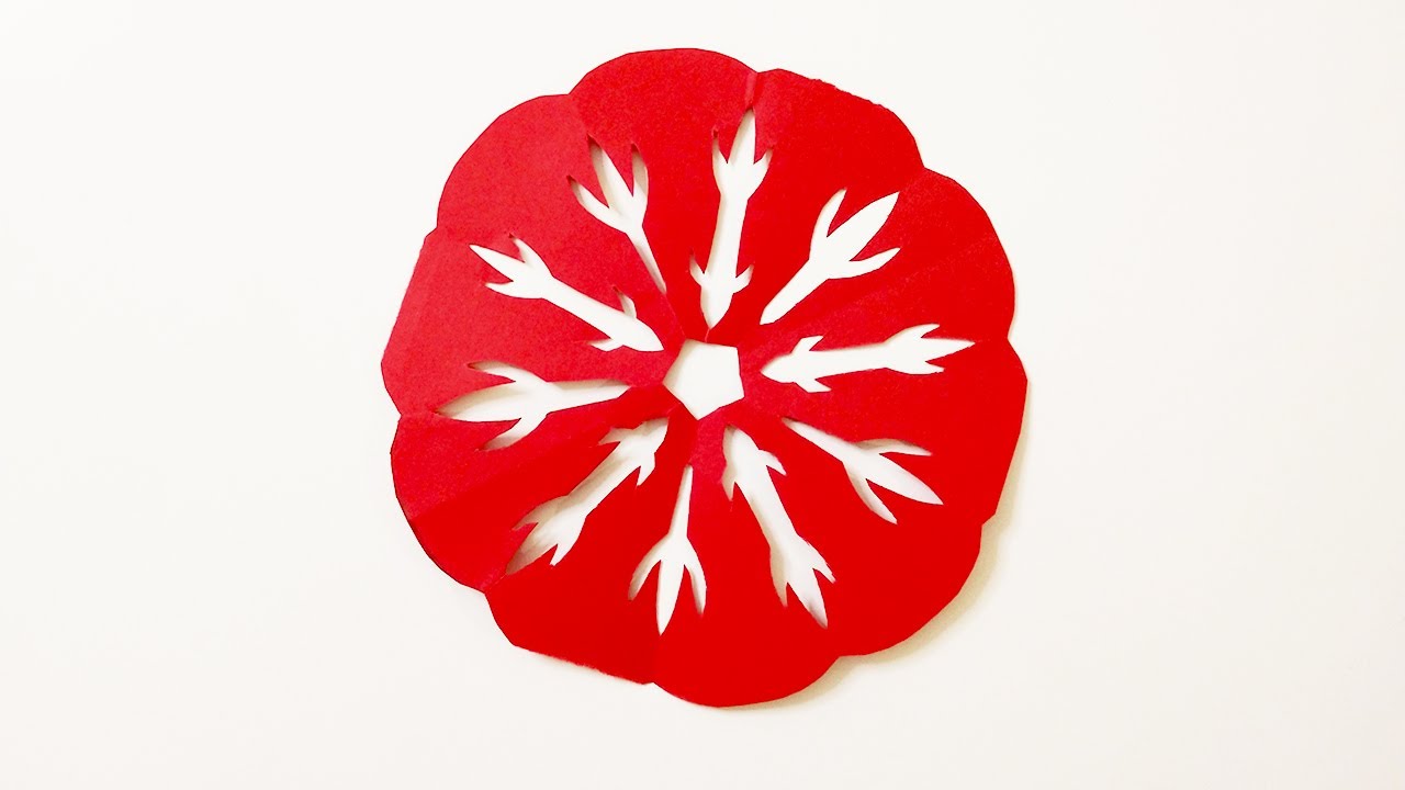 Paper cutting / How to make simple paper window flower / DIY / design ...