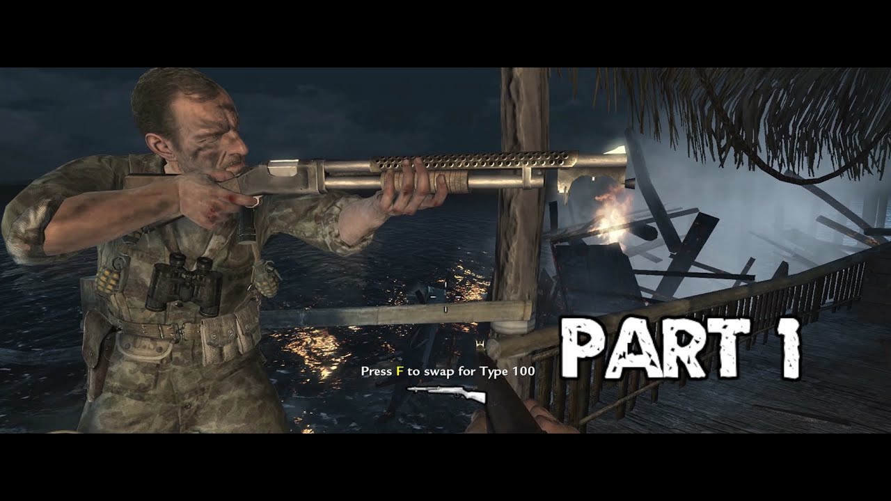 [4K] Call of Duty World at War - Part 1 - Commentary - Semper Fi ...