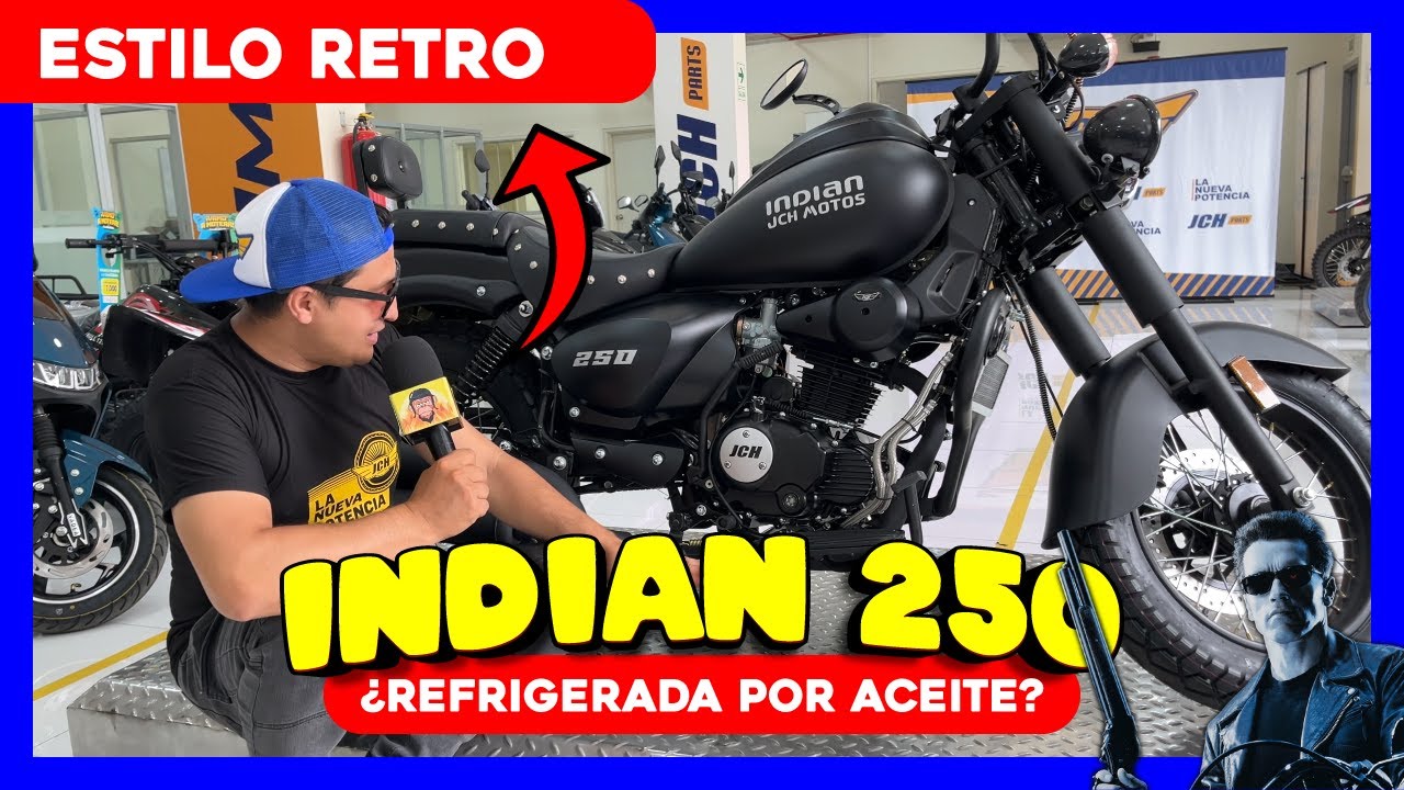 🥇INDIAN 250 JCH MOTO 🔥MOTO CHOPPER RETRO🔥 - YouTube