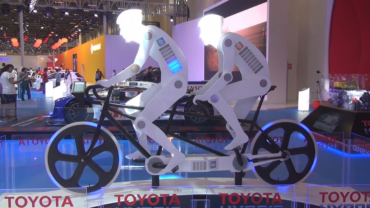 Toyota Hybrid Bicycle (2015) Demo in 3D - YouTube