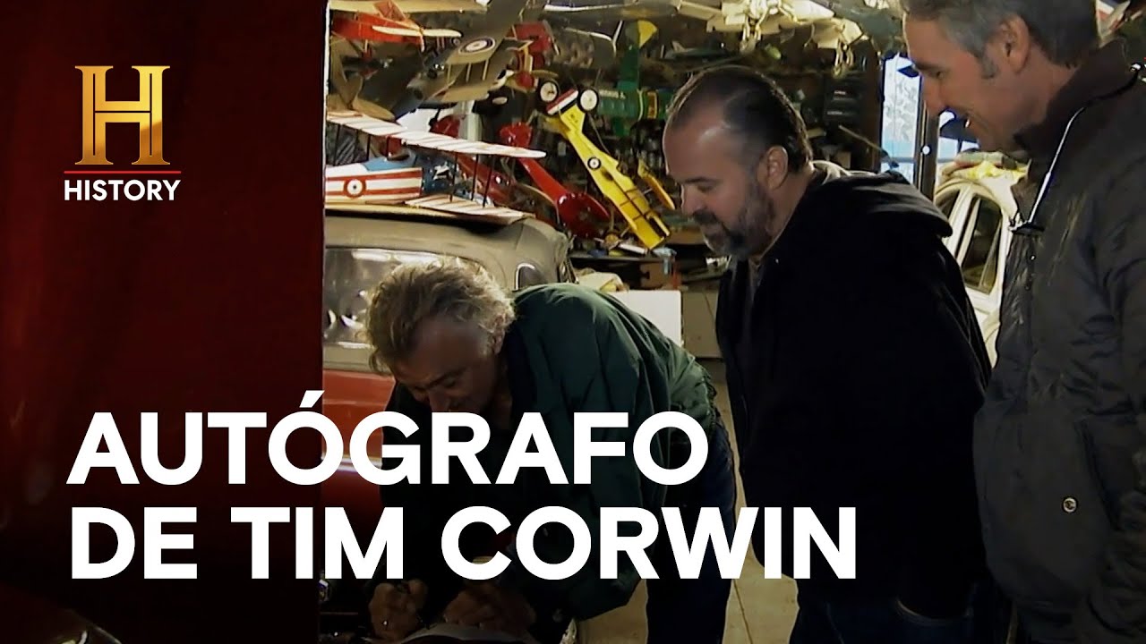 AUTÓGRAFO DE TIM CORWIN - CAZADORES DE TESOROS - YouTube