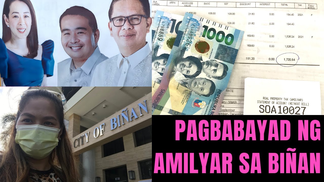 PAANO MAGBAYAD NG AMILYAR SA BIÑAN || REAL ESTATE TAX - YouTube