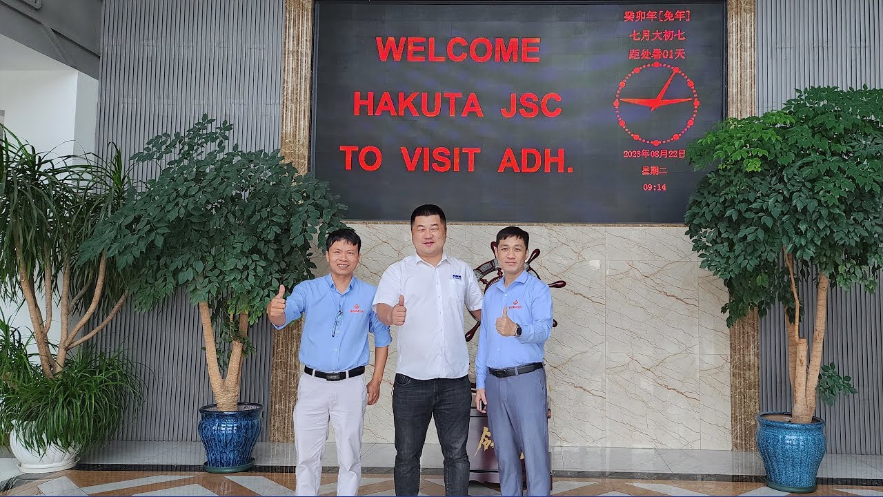 Hakuta thăm và làm việc tại ADH | Hakuta_Đại lý chính thức đầu tiên và ...