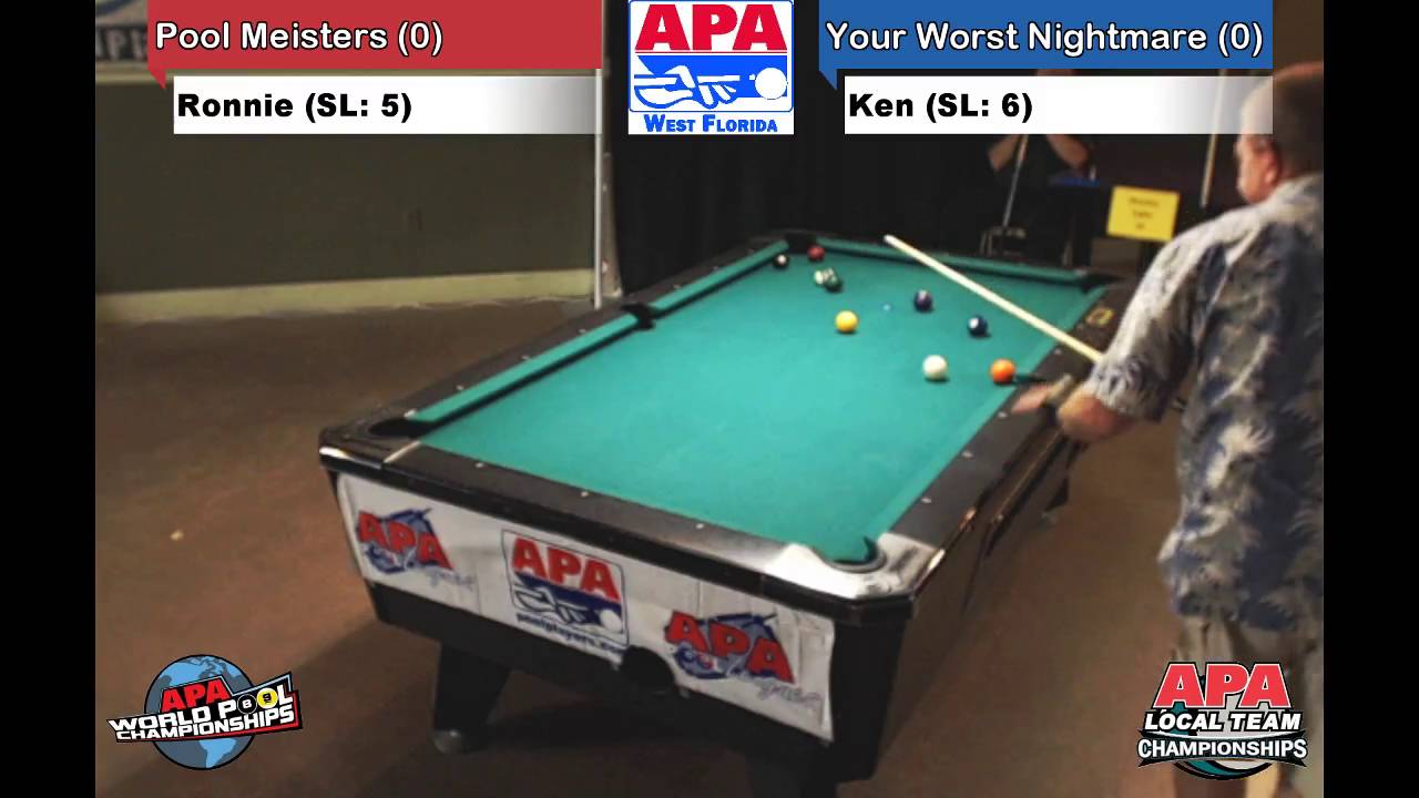 West Florida APA Live Stream - Pool Meister vs Your Worst Nightmare ...