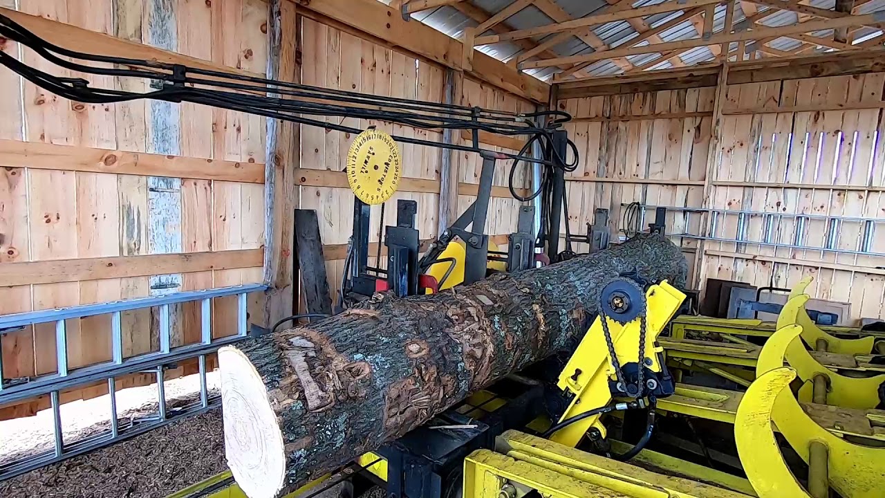 testing out the log turner - YouTube