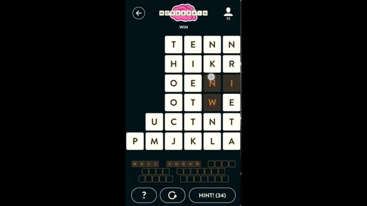Word Brain WAITER Level 17 Answers - YouTube