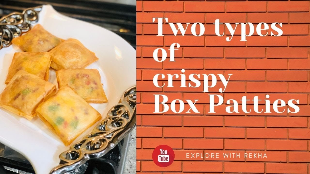 CRISPY BOX PATTIES | TWO TYPES PATTIES | CHEESE PATTIES | POTATO ...