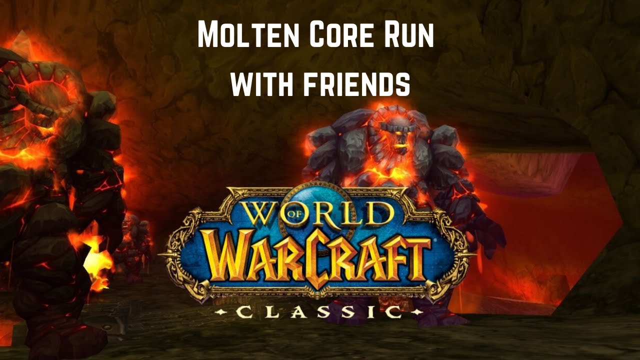 WOW Classic molten Core full Run with Trash And insane sanity Guild ...