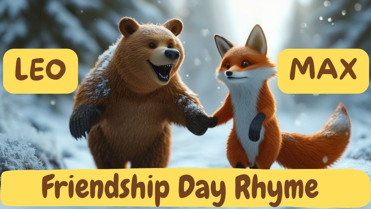 Heartwarming Friendship Day Rhyme for Kids: Max and Leo's Story of ...