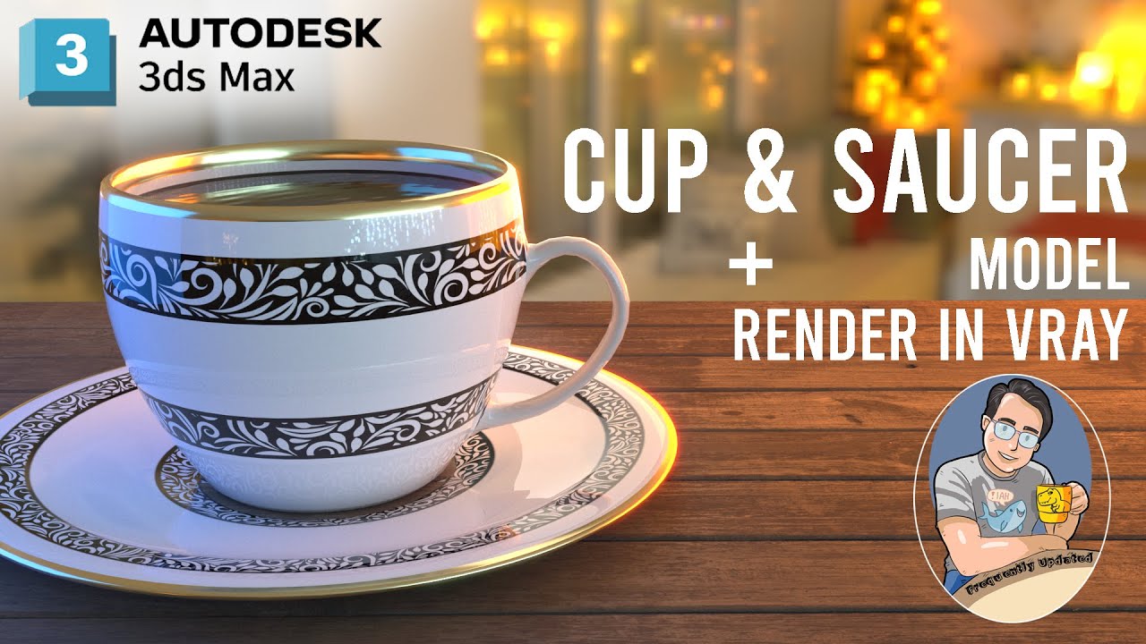 3ds Max Modeling Tutorial Beginner Cup And Saucer Youtube