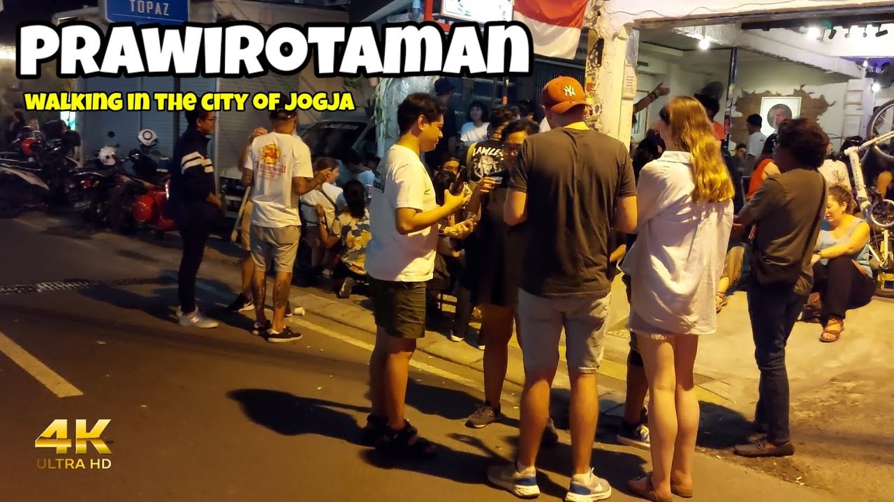 Jogja City Tour At Night In Prawirotaman Street | International Village ...