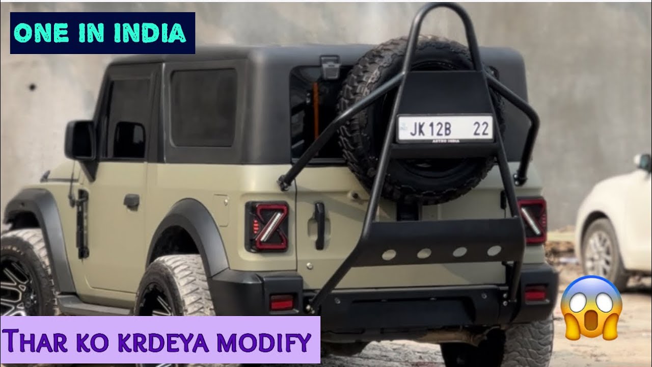 Finally thar ke modifications complete ho gye | Sidhu moosawala thar ...