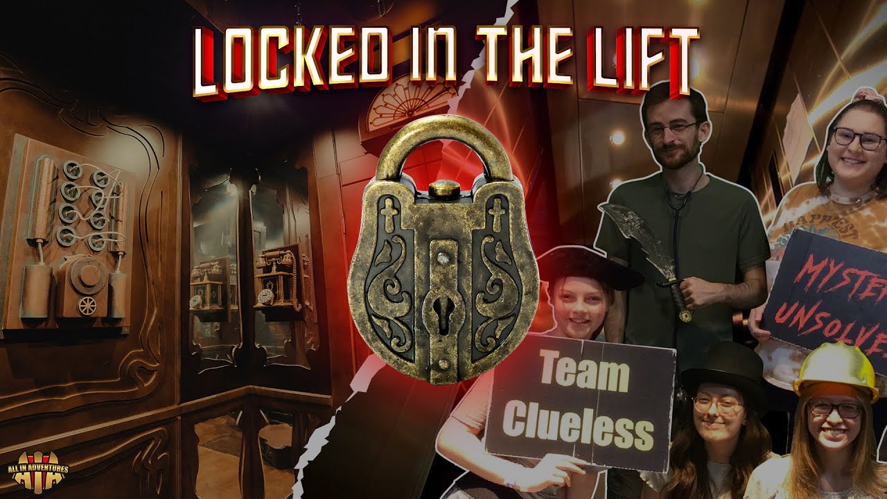 LOCKED IN THE LIFT ESCAPE ROOM GAME TRAILER | ALL IN ADVENTURES - YouTube
