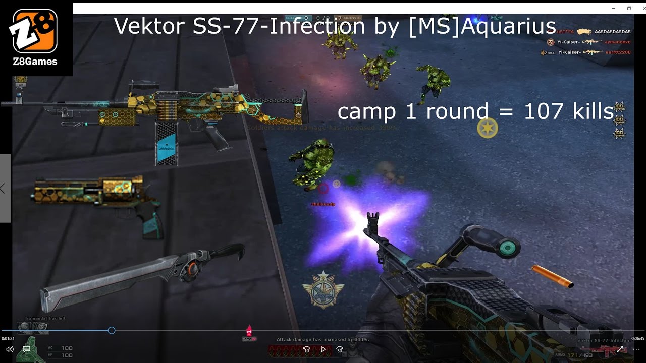 Crossfire NA: Vektor SS-77-Infection | Hero Mode X Gameplay #1 round ...