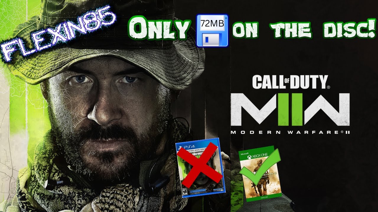 Call of duty Modern warfare 2 only has 72mbs on the disc!!?? - YouTube
