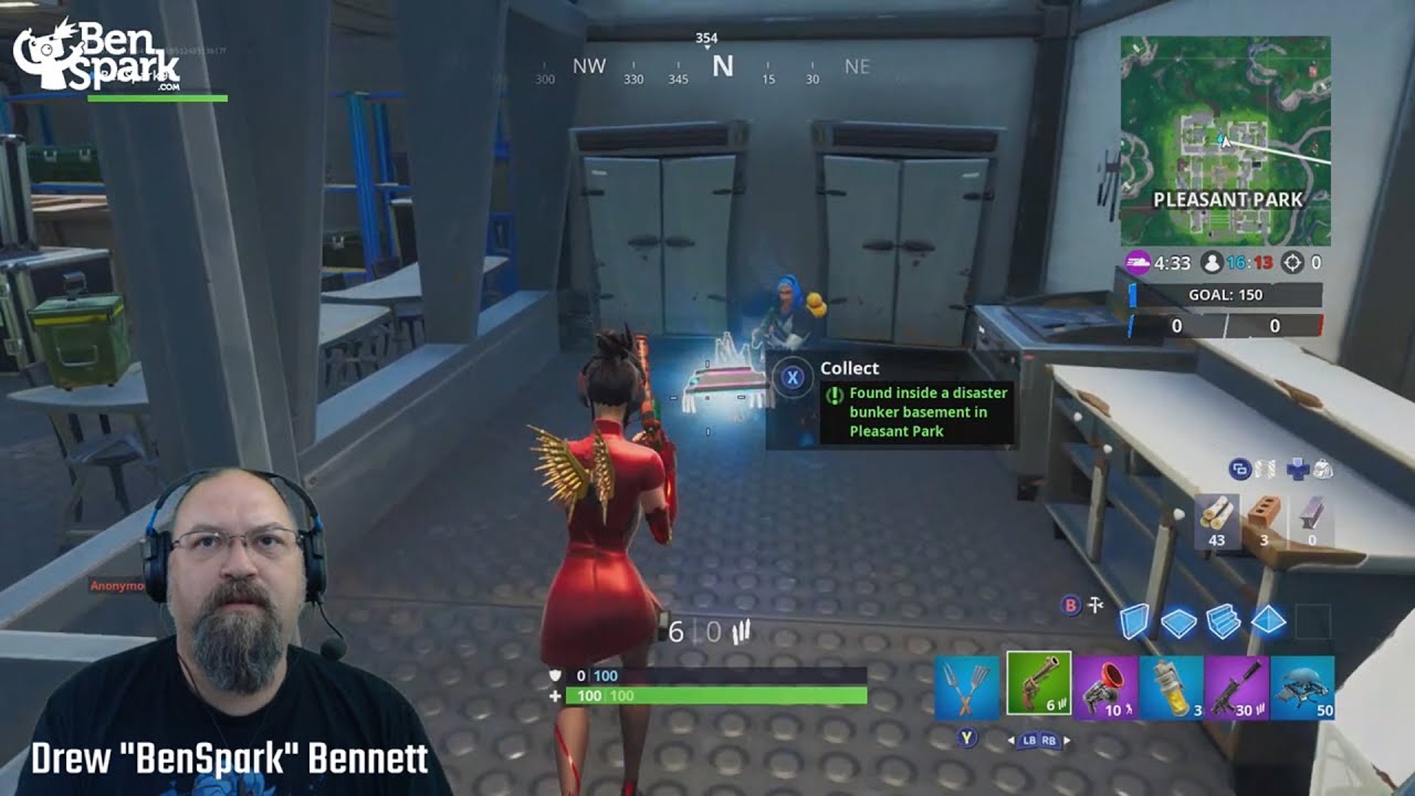 Finding Fortnite Fortbyte 37 Location - Found inside a disaster bunker ...