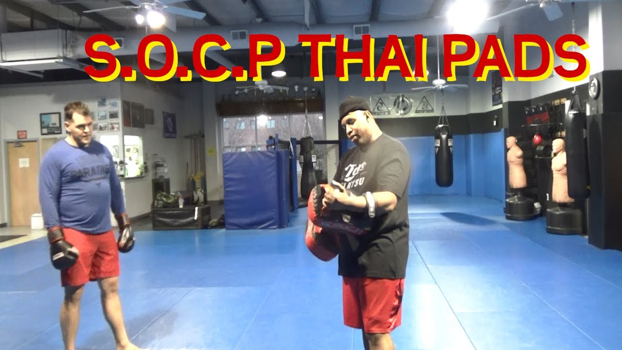 SOCP Thai Pads From Cageside MMA - YouTube