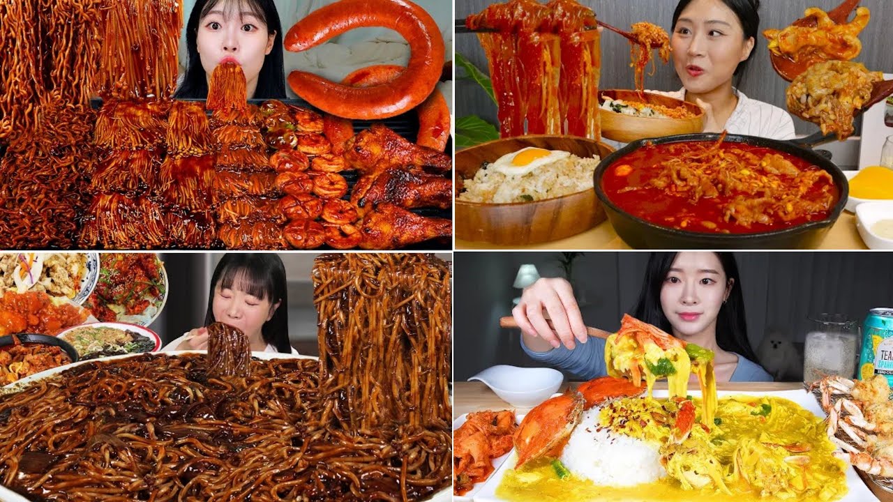 Mukbang asmr spicy food 65. 07012023 - YouTube