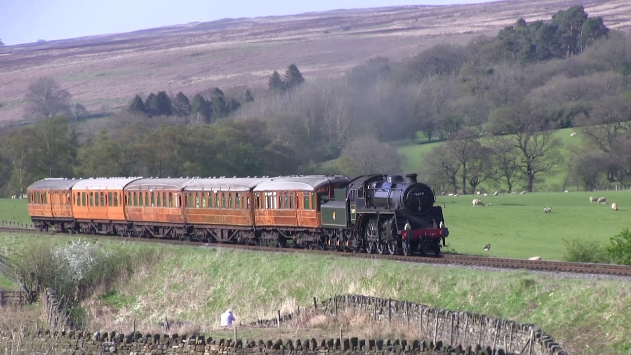 BR Standard Class 4MT No.76079 southbound at Moorgates [NYMR 2018 ...